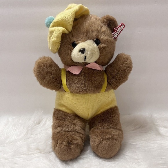 Dan Dee | Toys | Vintage Dan Dee Brown Teddy Bear Plush Stuffed Animal ...